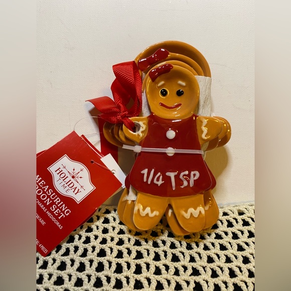 Holiday Time | Kitchen | Holiday Time Gingerbread Measuring Spoon ...
